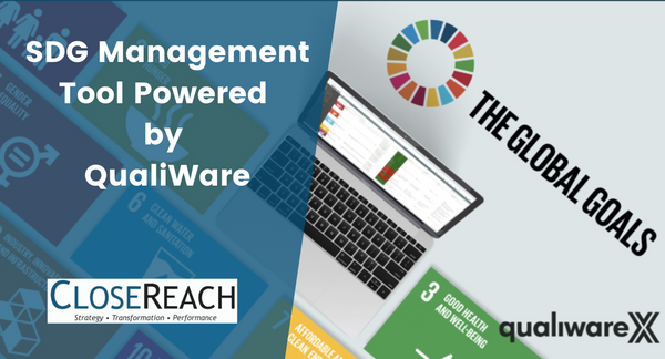SDG Management Tool Powered by QualiWare - CloseReach